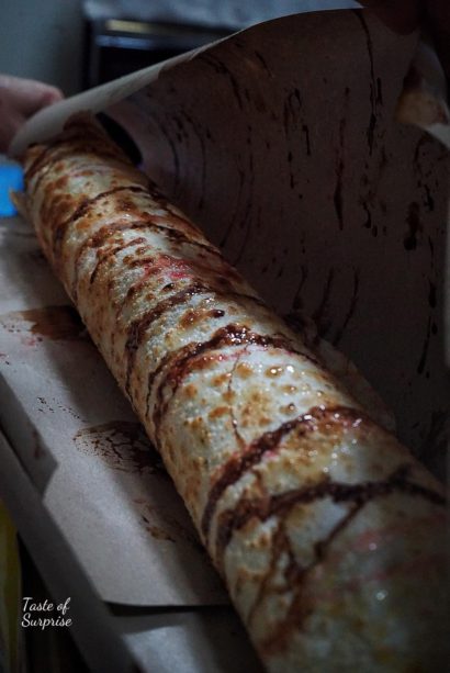Roti tisu - Flatbread in a cone shape - Taste of Surprise